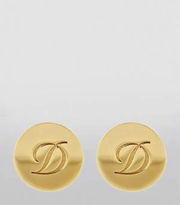 S.t. Dupont Iconic Monogram Cufflinks - Gold