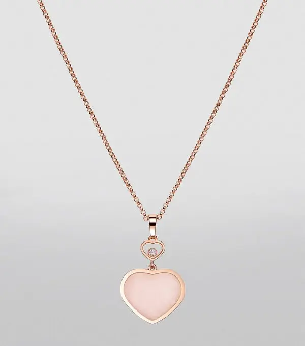 Chopard Opal And Diamond Happy Hearts Pendant
