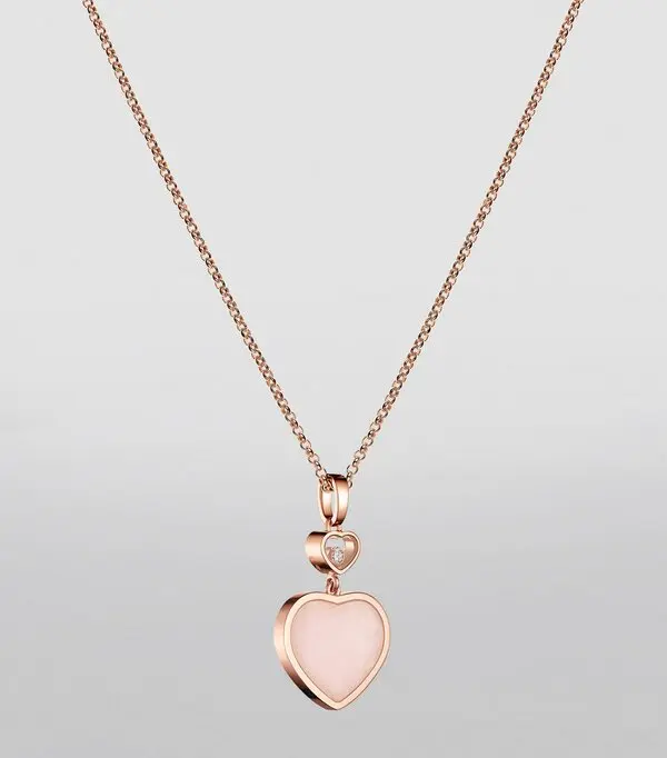 Chopard Opal And Diamond Happy Hearts Pendant