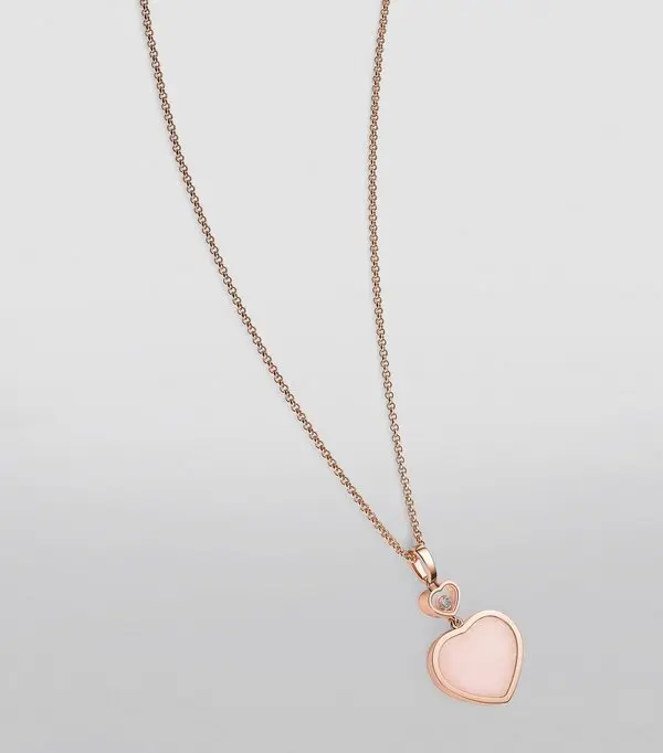 Chopard Opal And Diamond Happy Hearts Pendant