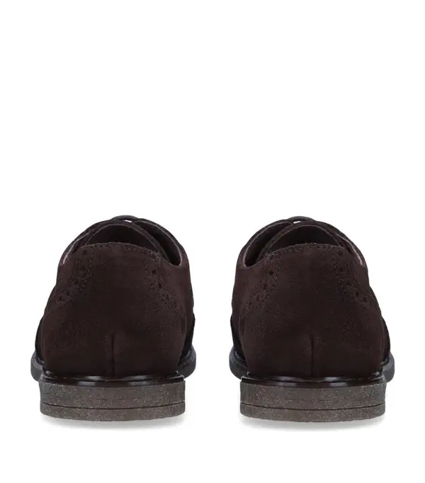 PAPOUELLI Suede Arthur Brogues