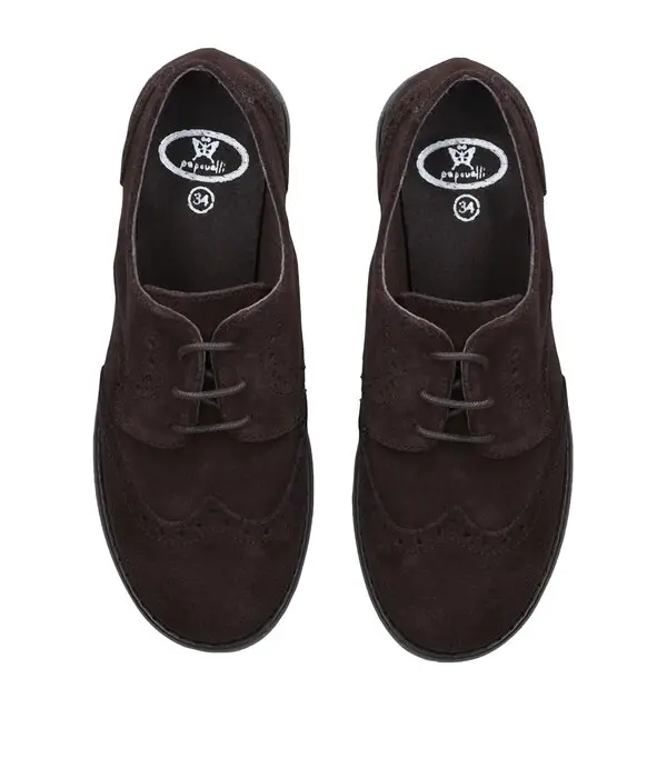 PAPOUELLI Suede Arthur Brogues