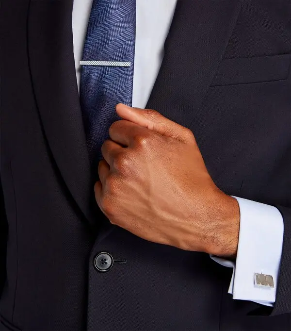 Tateossian D-shape Tie Clip