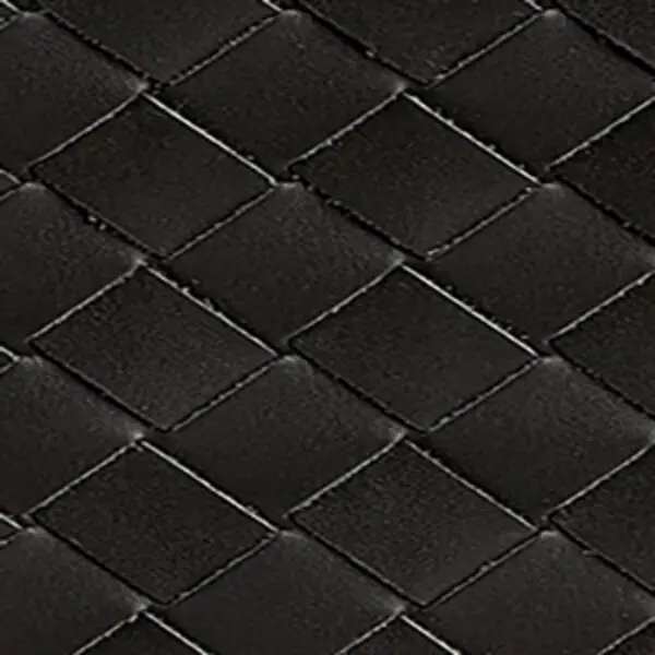 Bottega Veneta Leather Intrecciato Half-zip Pouch