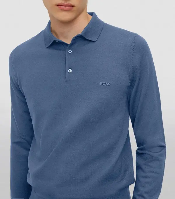 BOSS Wool Polo Shirt