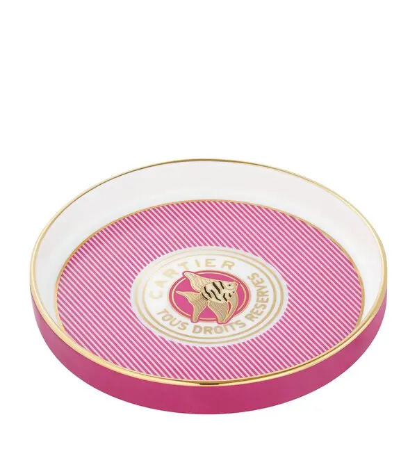 Cartier Small Characters Trinket Tray - Pink