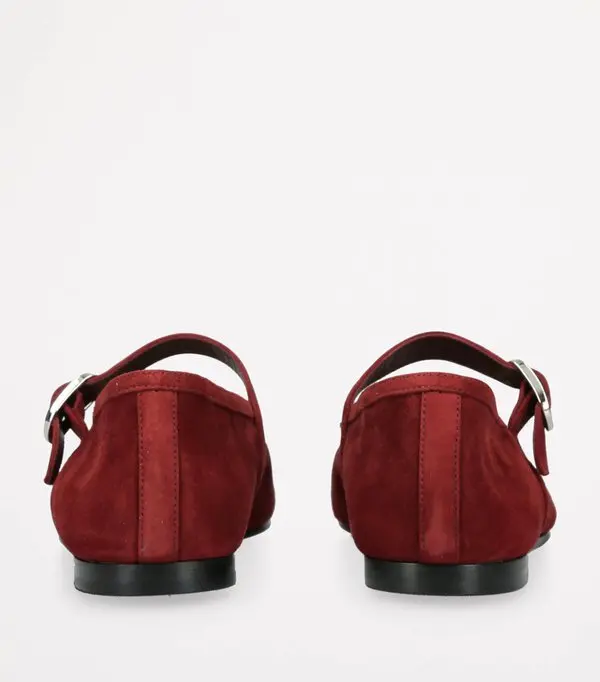 Le Monde Beryl Suede Mary Jane Ballet Flats