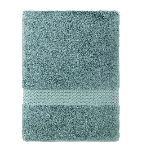 YVES DELORME Toile Hand Towel - Green