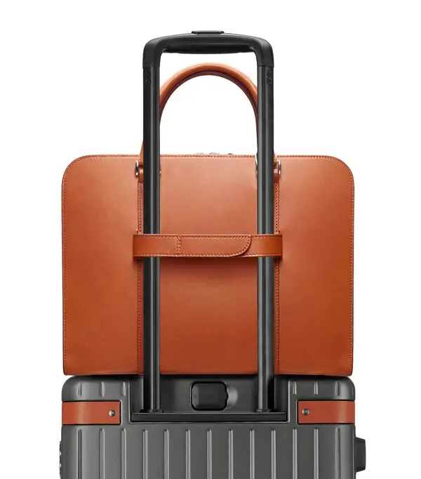 CARL FRIEDRIK Leather Smart Holder Strap - Brown