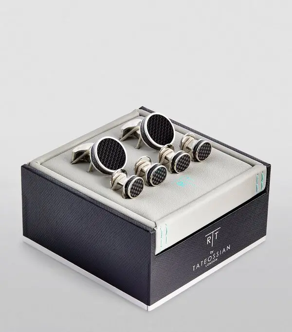 Tateossian Disc Cufflink Set