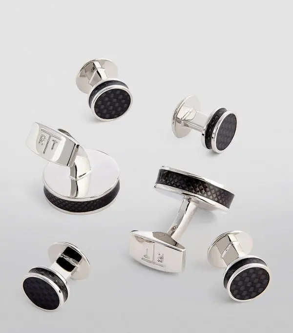 Tateossian Disc Cufflink Set