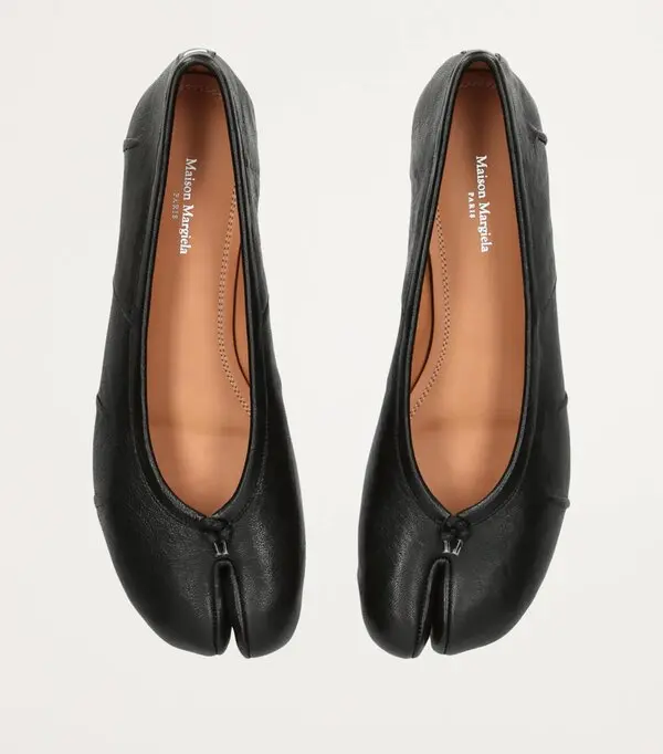 MAISON MARGIELA Leather Tabi Ballet Flats