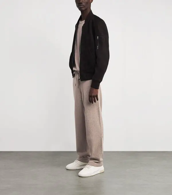 Johnstons Of Elgin Cashmere Sweatpants - Beige
