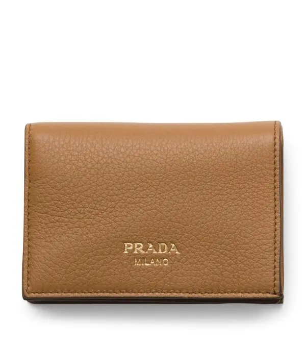 Prada Small Leather Bifold Wallet