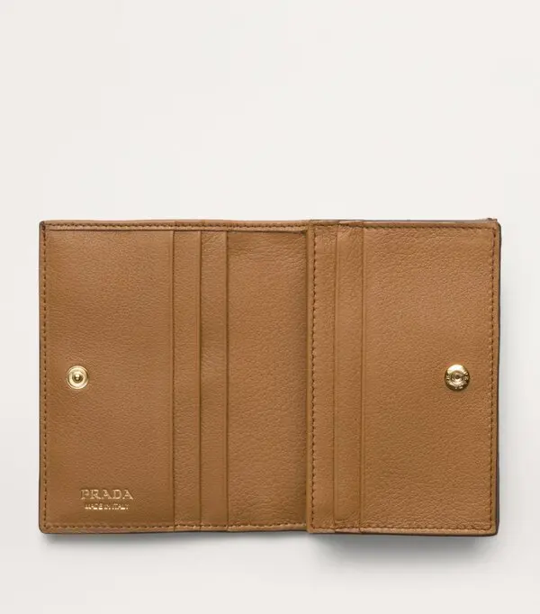 Prada Small Leather Bifold Wallet
