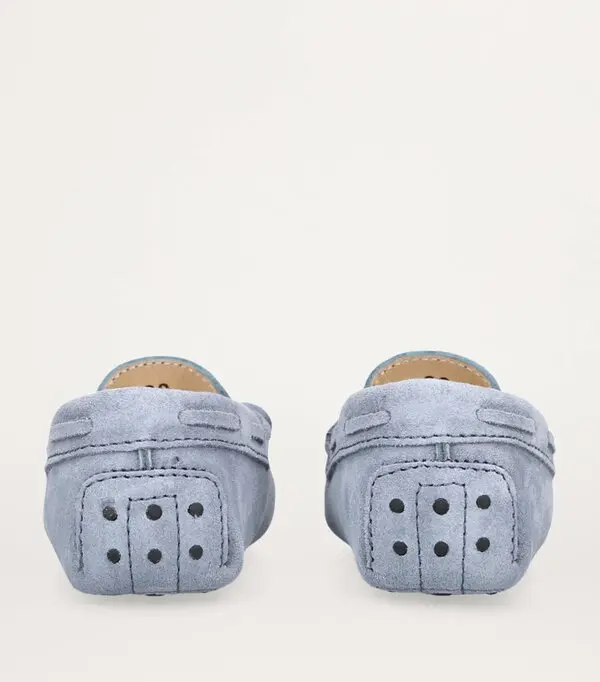 TOD'S Suede Laccetto Gommini Driving Shoes