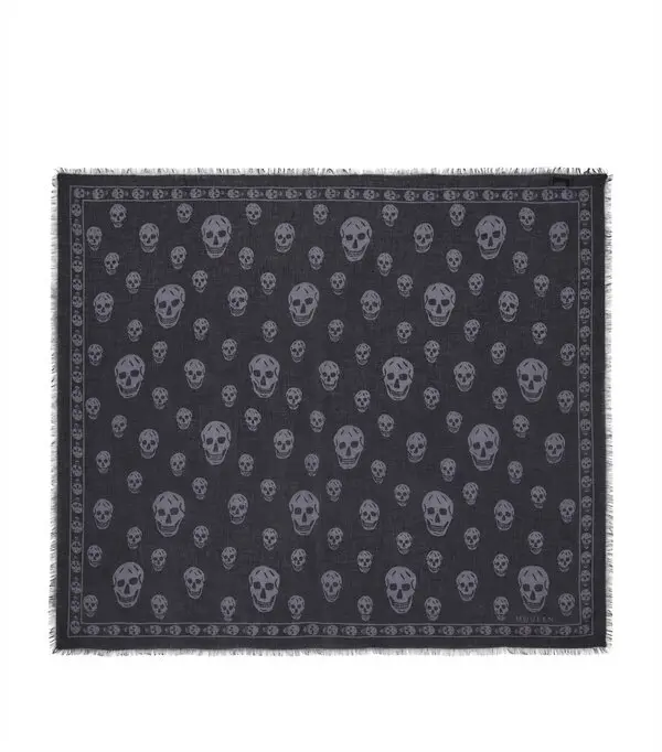 Alexander McQueen Silk Skull Scarf