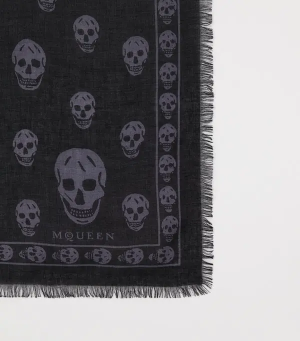 Alexander McQueen Silk Skull Scarf