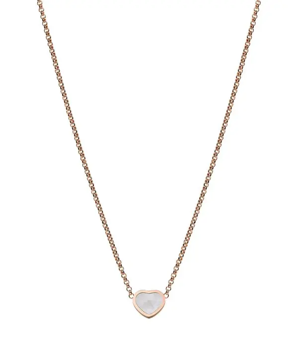 Chopard My Happy Hearts Pendant Necklace - Rose Gold