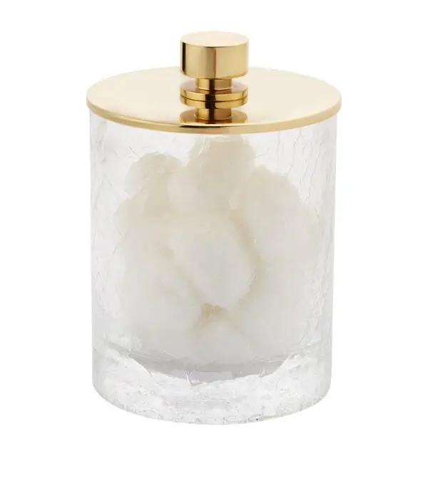 ZODIAC Cylinder -plated Jar - Gold