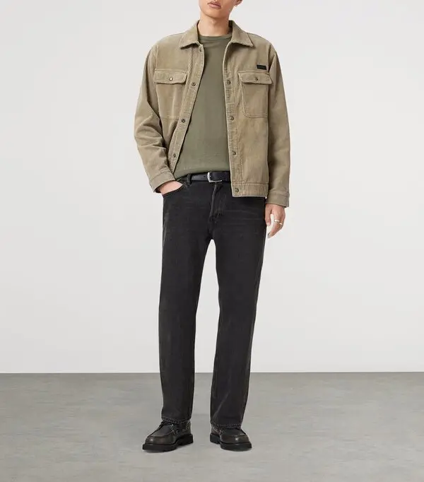 ALLSAINTS Merino Wool Mode Sweater - Green