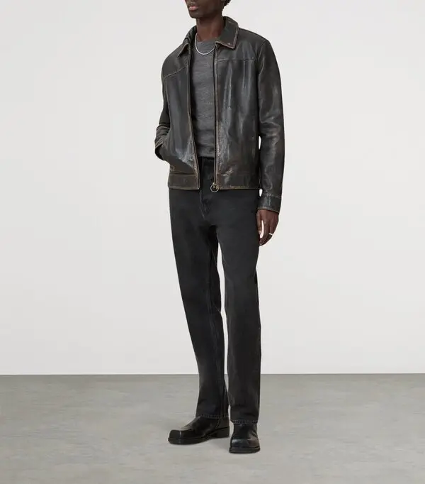 ALLSAINTS Mode Ramskull Merino Wool Sweater - Grey