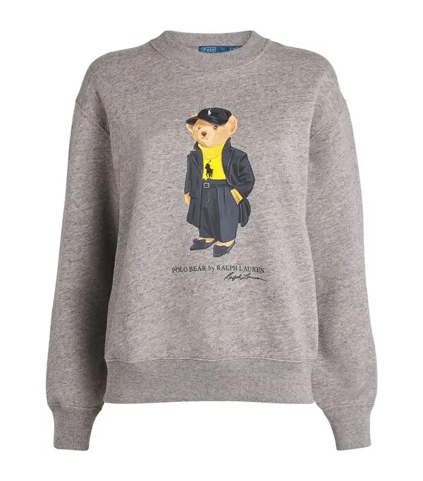 Polo Ralph Lauren Cotton-blend Polo Bear Sweatshirt - Grey