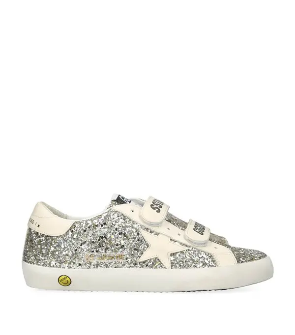 GOLDEN GOOSE Old School Glitter Sneakers