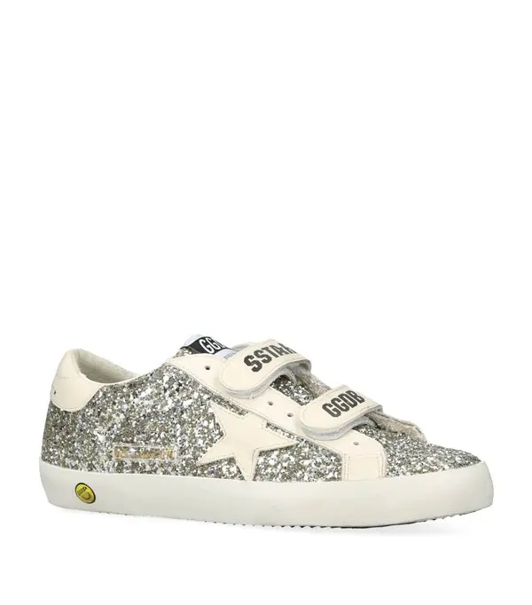 GOLDEN GOOSE Old School Glitter Sneakers