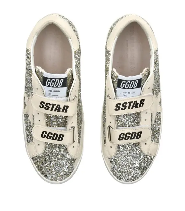 GOLDEN GOOSE Old School Glitter Sneakers