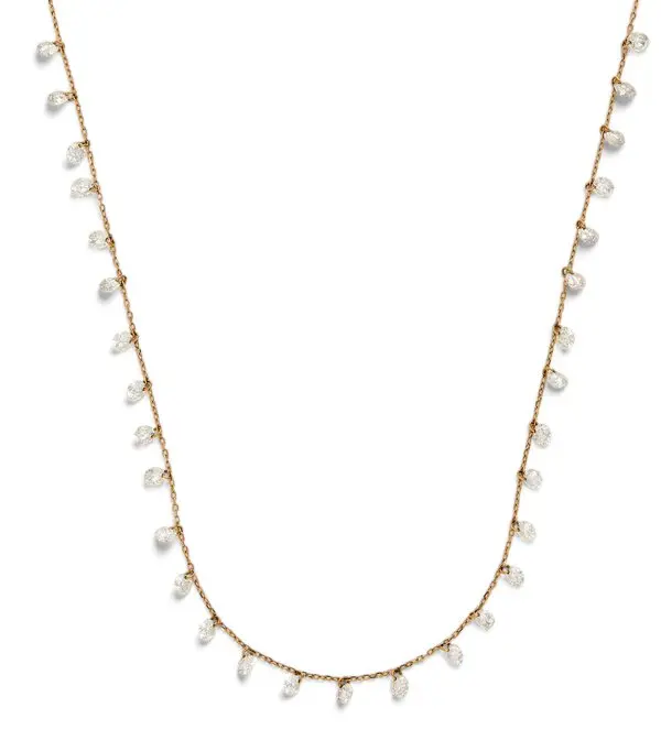 PERSEE Yellow And Diamond Danaé Necklace - Gold