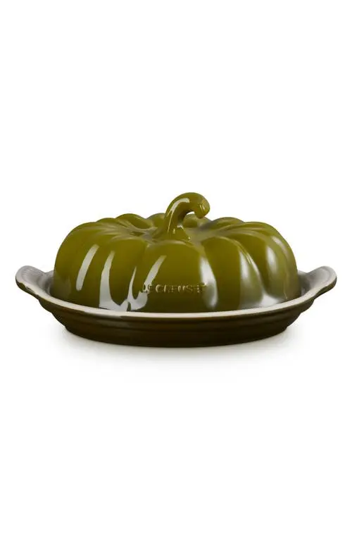 LE CREUSET Pumpkin Butter Dish - Olive