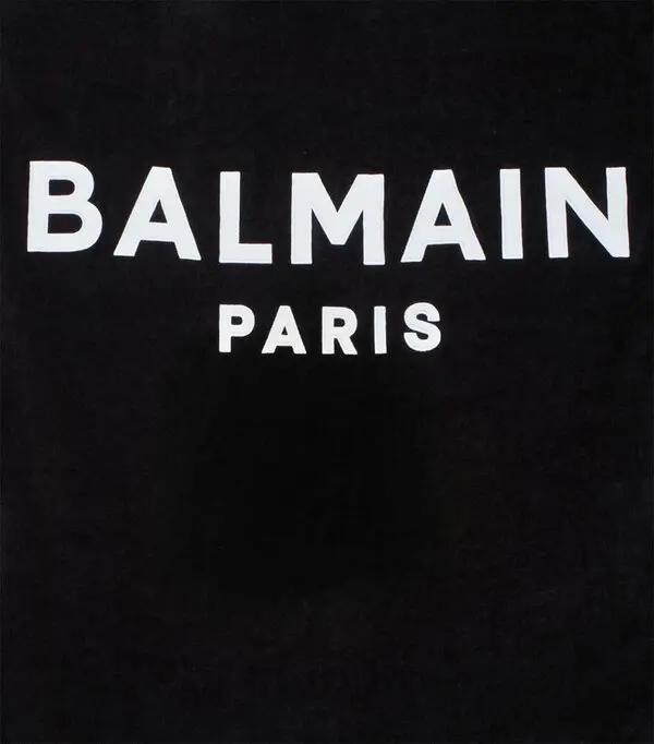 Balmain Cotton Logo Beach Towel
