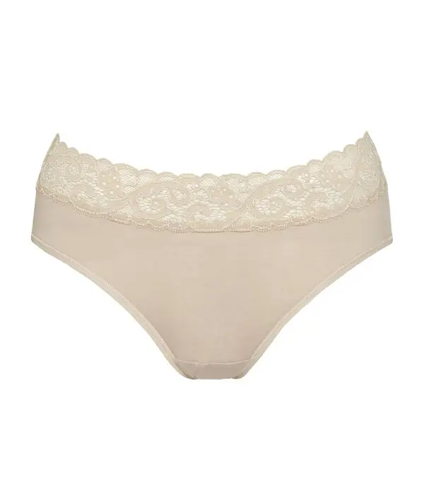 Hanro Moments Midi Brief - Nude