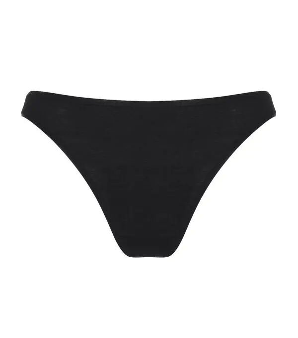 Hanro Cotton Mini Brief - Black