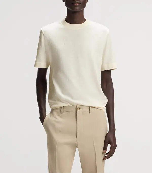 BOSS Cotton-silk T-shirt