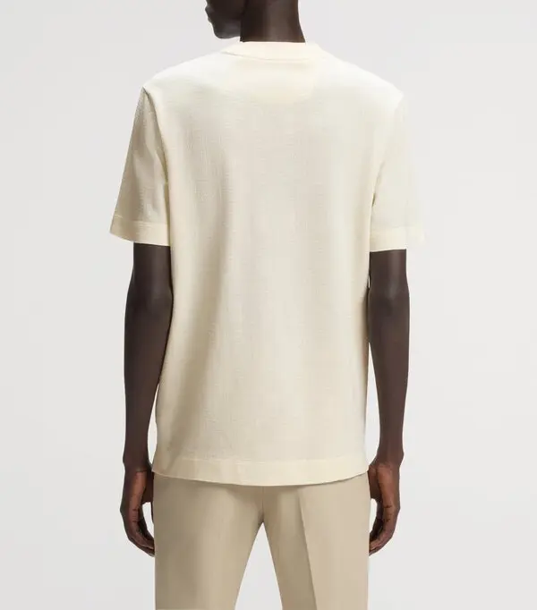BOSS Cotton-silk T-shirt