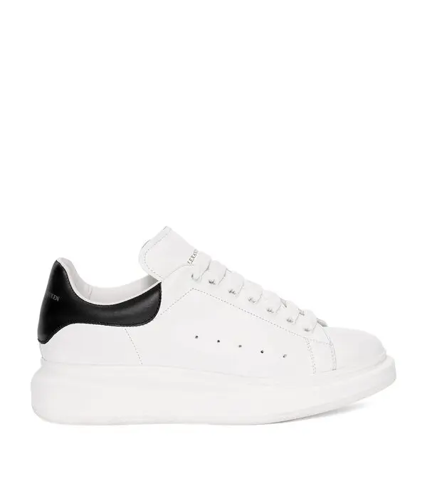 Alexander McQueen Leather Oversized Sneakers - White