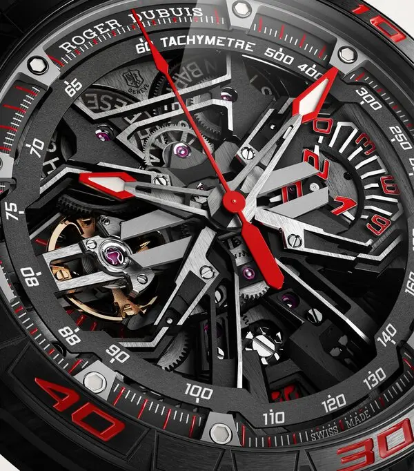 ROGER DUBUIS Carbon Excalibur Spider Flyback Chronograph Watch