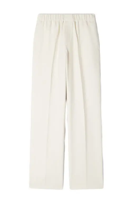 Sandro Wide-leg Trousers - Ecru