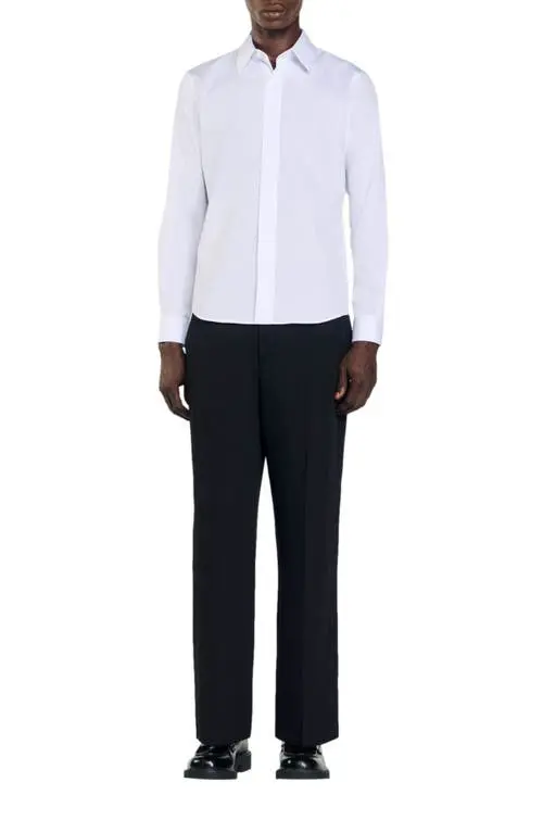 Sandro Cotton Shirt - White