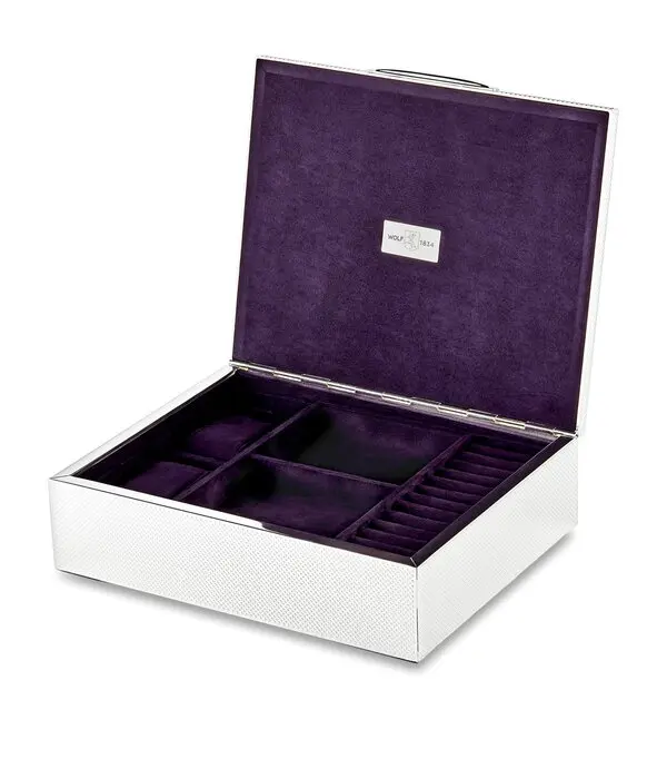 Wolf Plated Jewellery Box