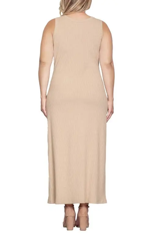 STANDARDS & PRACTICES Sleeveless Rib Maxi Dress