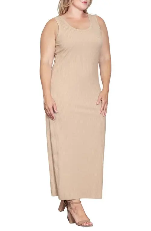 STANDARDS & PRACTICES Sleeveless Rib Maxi Dress