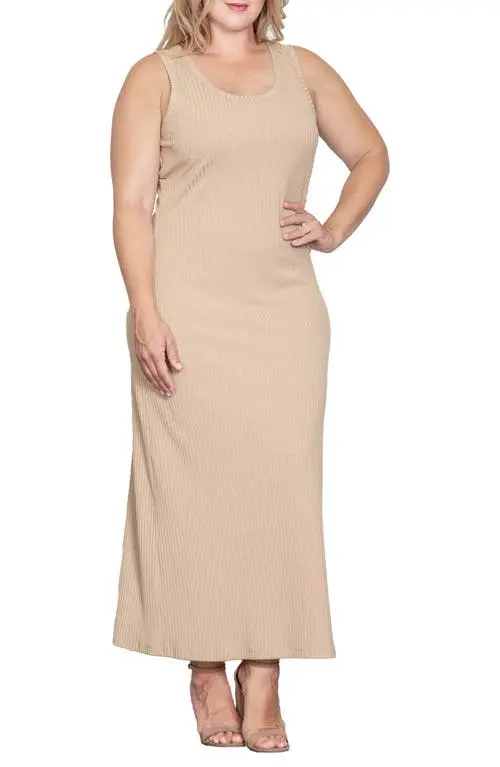 STANDARDS & PRACTICES Sleeveless Rib Maxi Dress