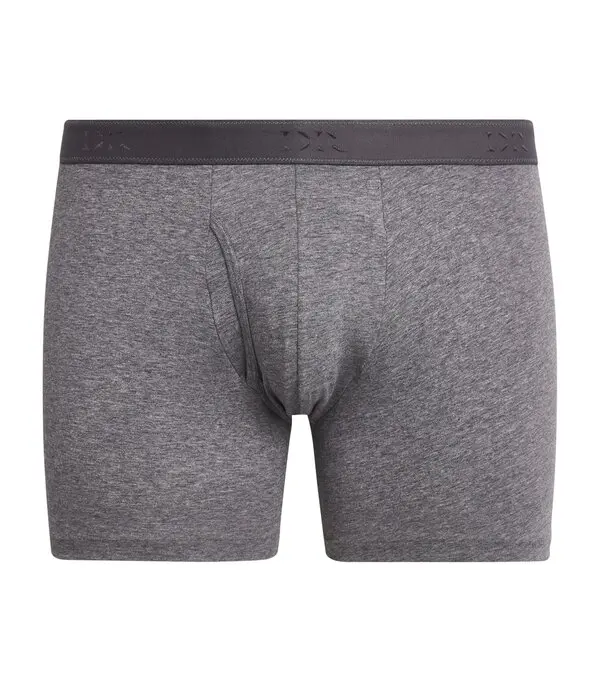 Derek Rose Pima Cotton Stretch Open Trunks - Grey