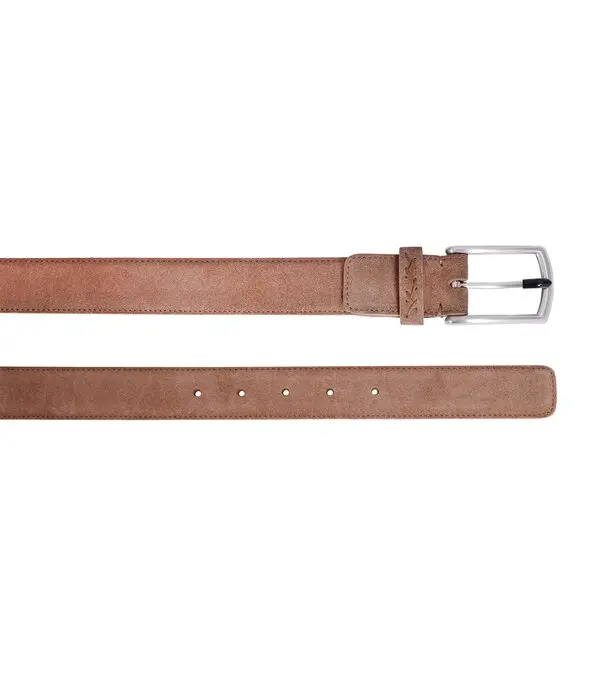 Zegna Suede Belt - Beige