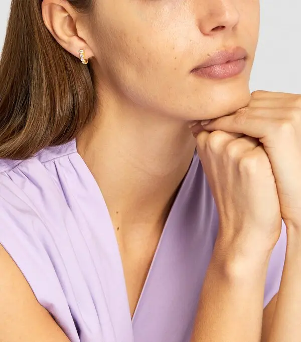 Sophie Bille Brahe Yellow And Diamond Petite Boucle Ensemble Single Earring