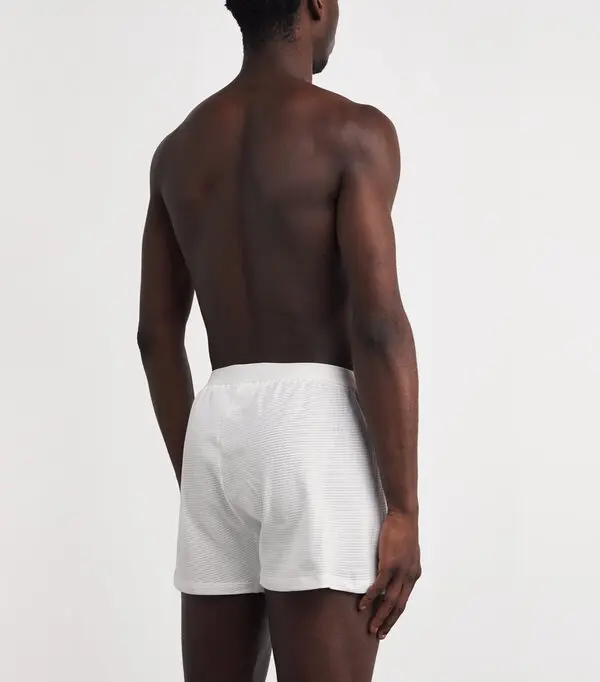 Sunspel Cellular Cotton Boxer Shorts