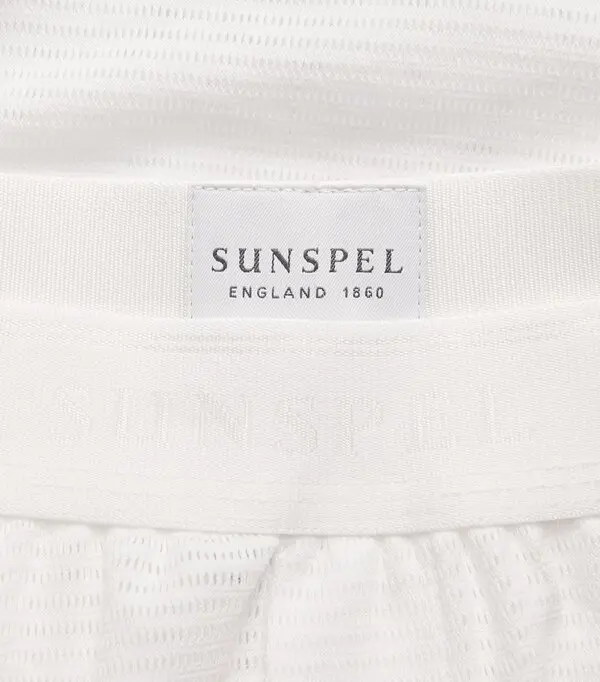 Sunspel Cellular Cotton Boxer Shorts